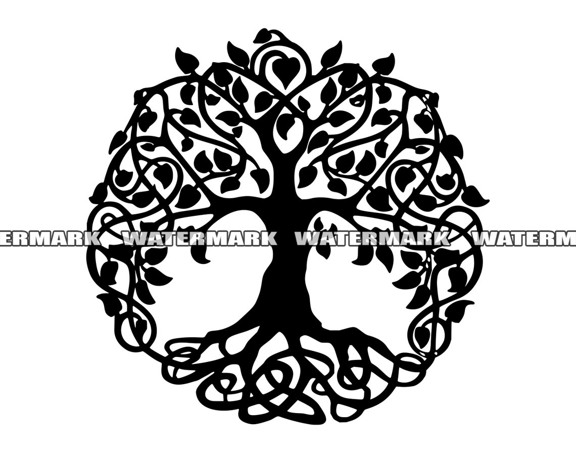 Tree of Life SVG Tree of Life Cut File Tree of Life DXF - Etsy
