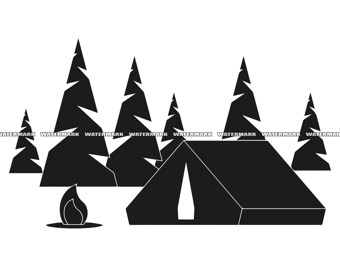 Camping SVG Camping Cut File Camping DXF Camping PNG - Etsy