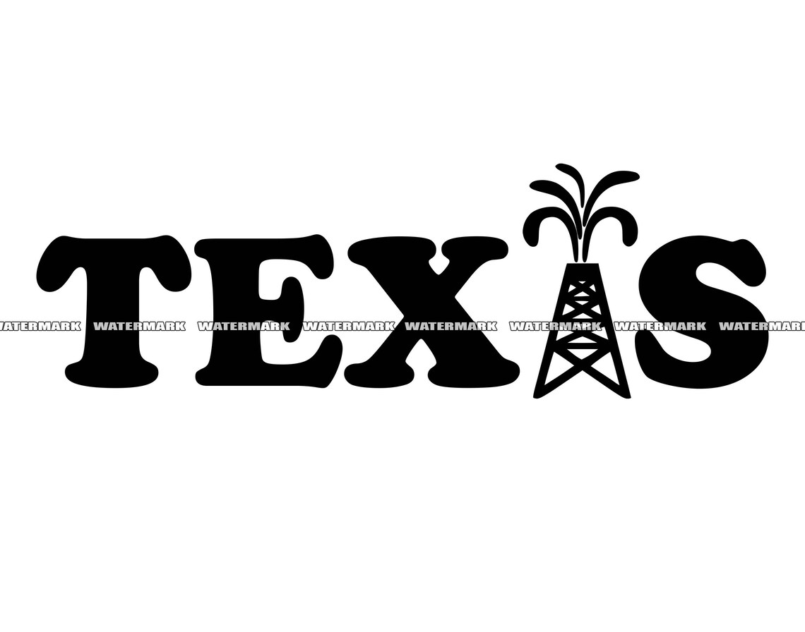 Texas Oil Derrick Rig Worker SVG Cut File DXF 6 PNG Clipart - Etsy