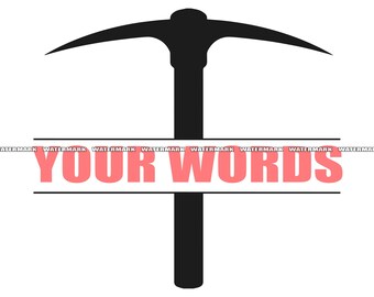 Pickaxe Svg Dxf Png - Etsy