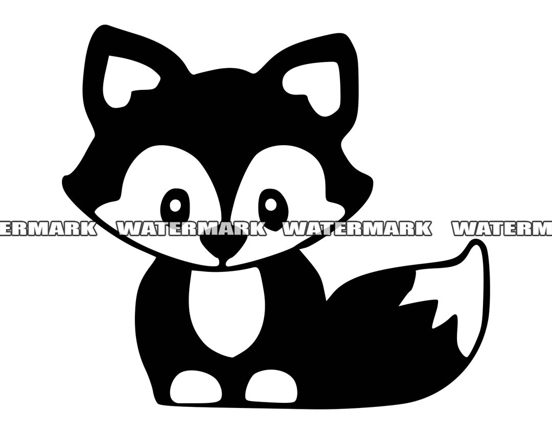 Little Fox SVG Little Fox Cut File Little Fox DXF Little - Etsy