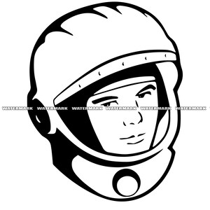 Yuri Gagarin Svg - Etsy