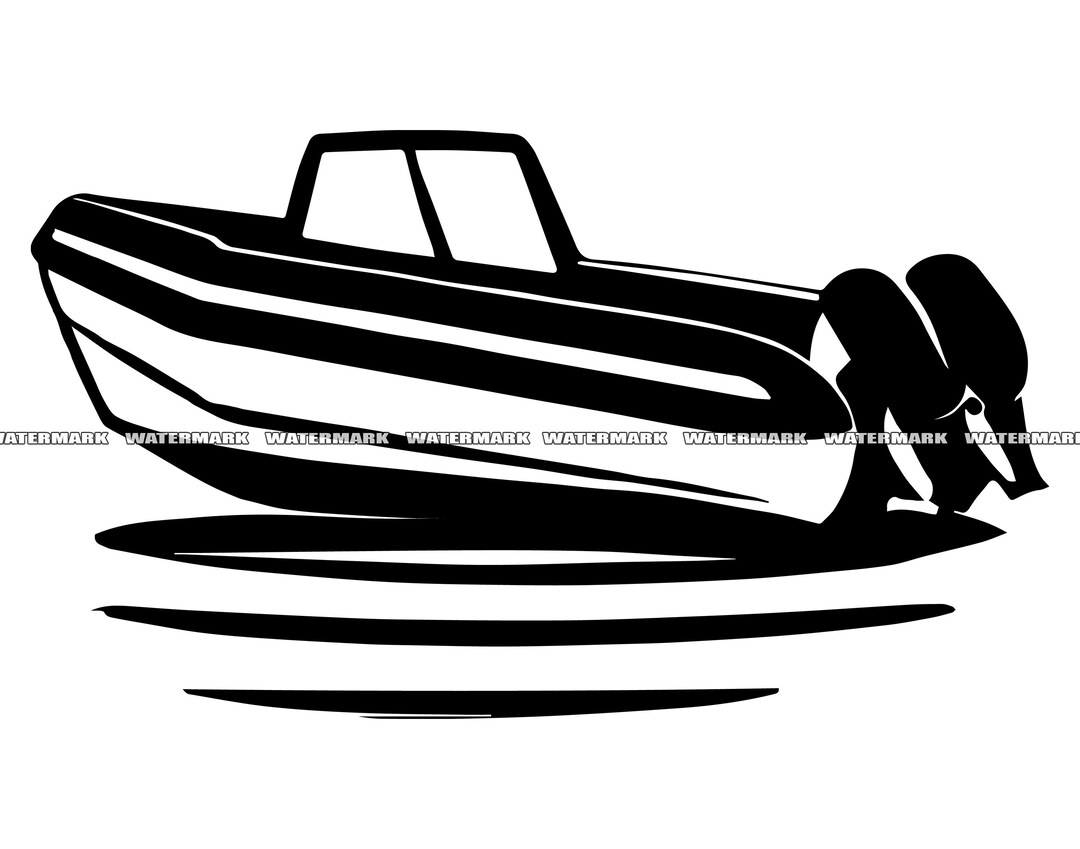 Boat SVG 1 Boat Cut File Boat DXF Boat PNG Boat Clipart - Etsy