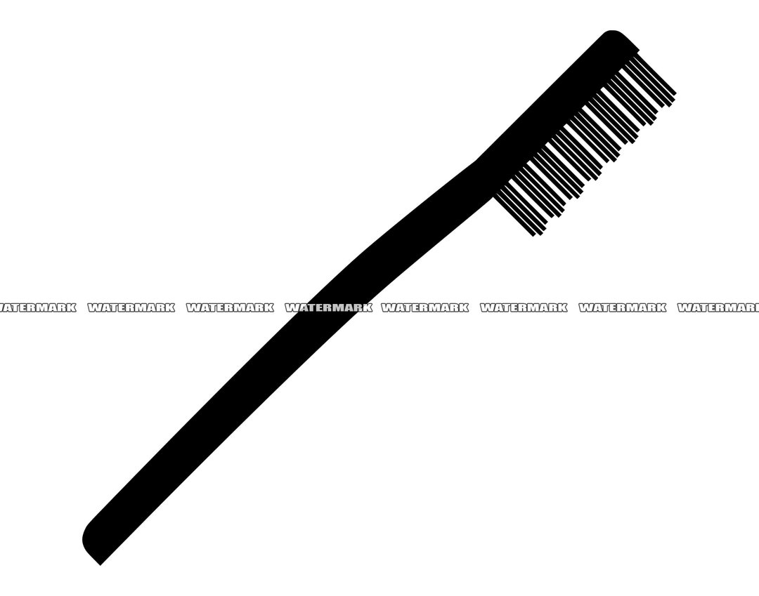 Toothbrush SVG Toothbrush Cut File Toothbrush DXF - Etsy