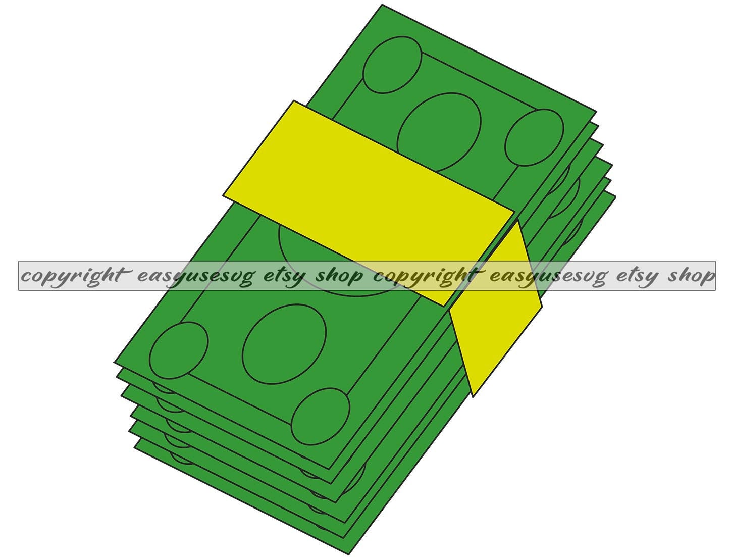 Art & Collectibles Digital Prints Money Clipart Money Cut File Money ...