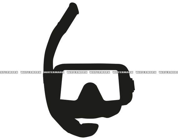 Scuba Mask Silhouette