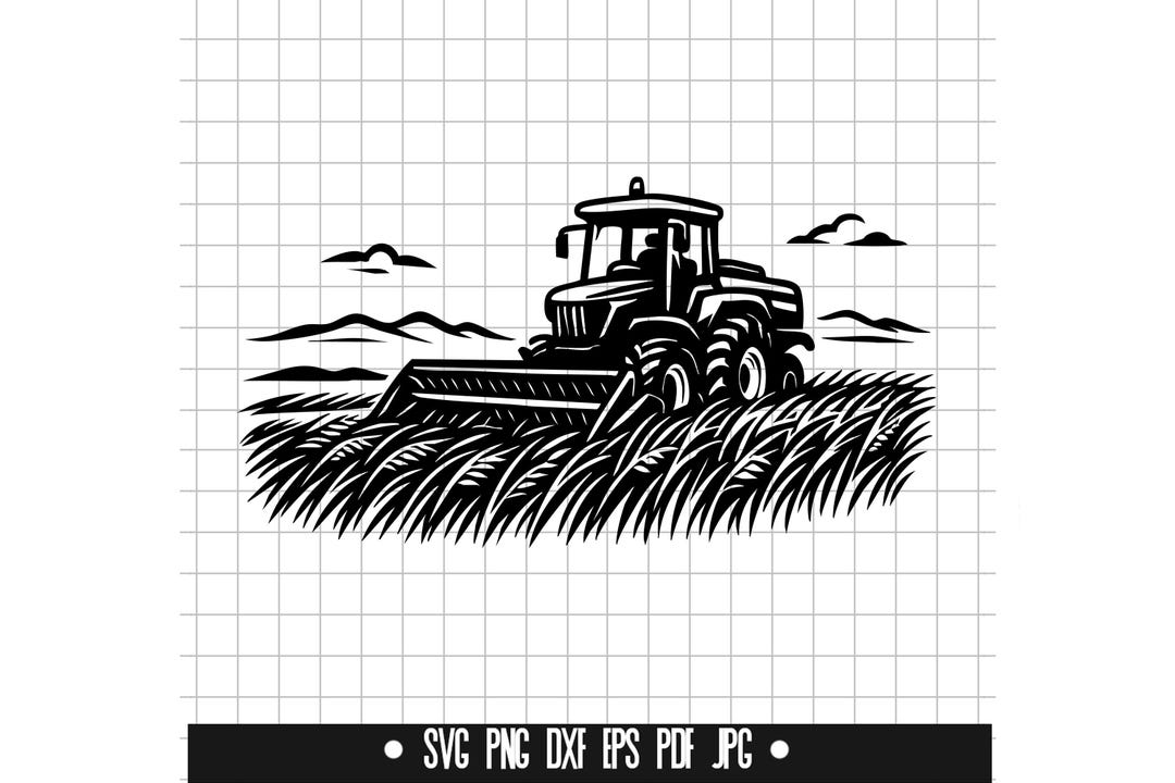 Farm Scene SVG, Farm Scene DXF, Farm Scene PNG, Farm Scene Cut File ...