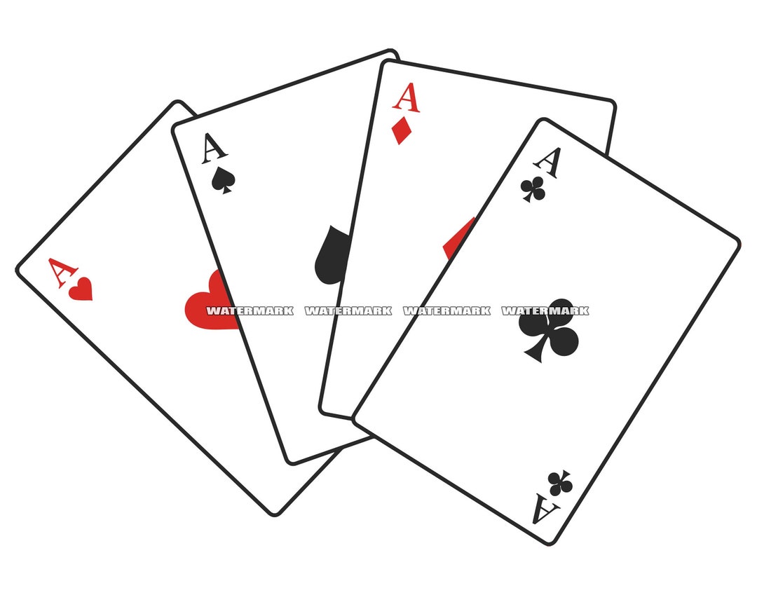 Four Aces SVG Poker SVG Aces SVG Gambling Svg Casion Svg - Etsy Hong Kong