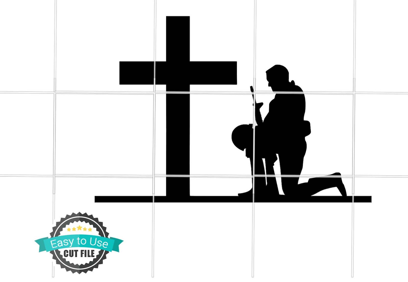 Soldier Praying Svg, Soldier Pray Svg, Pray Svg, Soldier Svg, Soldier ...