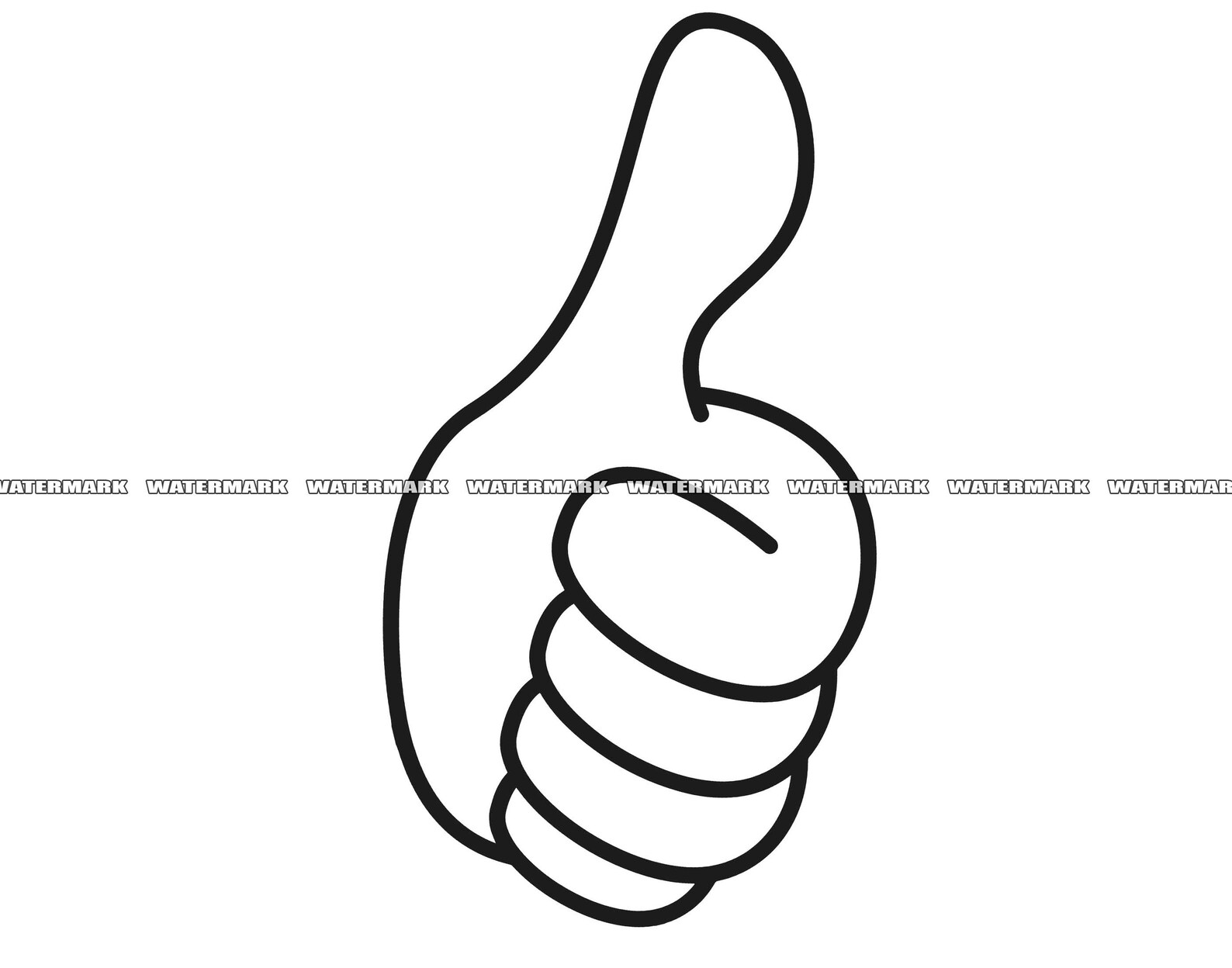 Thumbs Up SVG, Thumbs Up Cut File, Thumbs Up DXF, Thumbs Up PNG, Thumbs ...