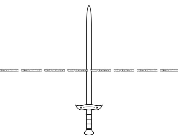 Sword SVG Sword Cut File Sword DXF Sword PNG Sword - Etsy