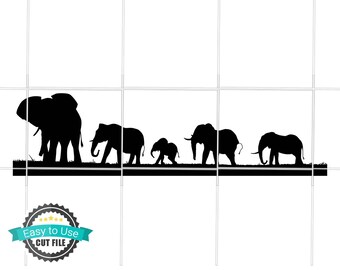 Card Making & Stationery Safari Animal Scene Safari Elephant Clipart ...