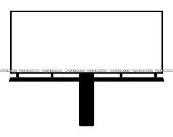 Blank Billboard Clipart
