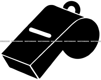 Whistle Silhouette Svg - Etsy