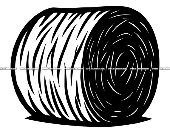 Round Hay Bale Clip Art