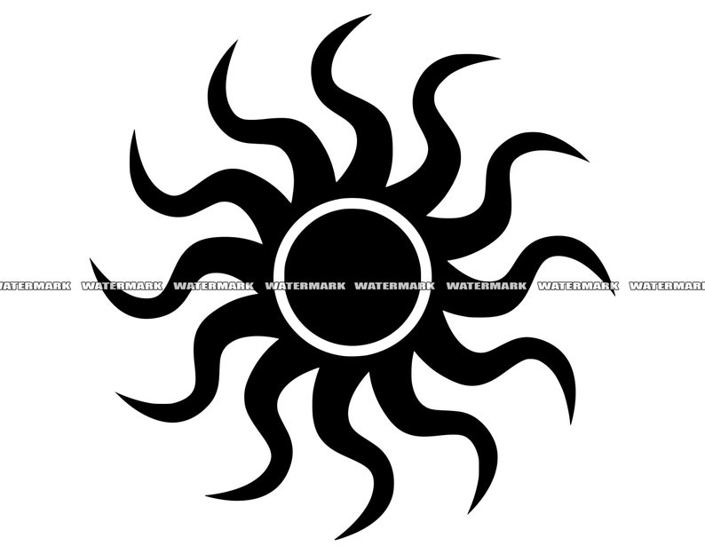 Sun SVG Sun Cut File Sun DXF Sun PNG Sun Clipart Sun - Etsy