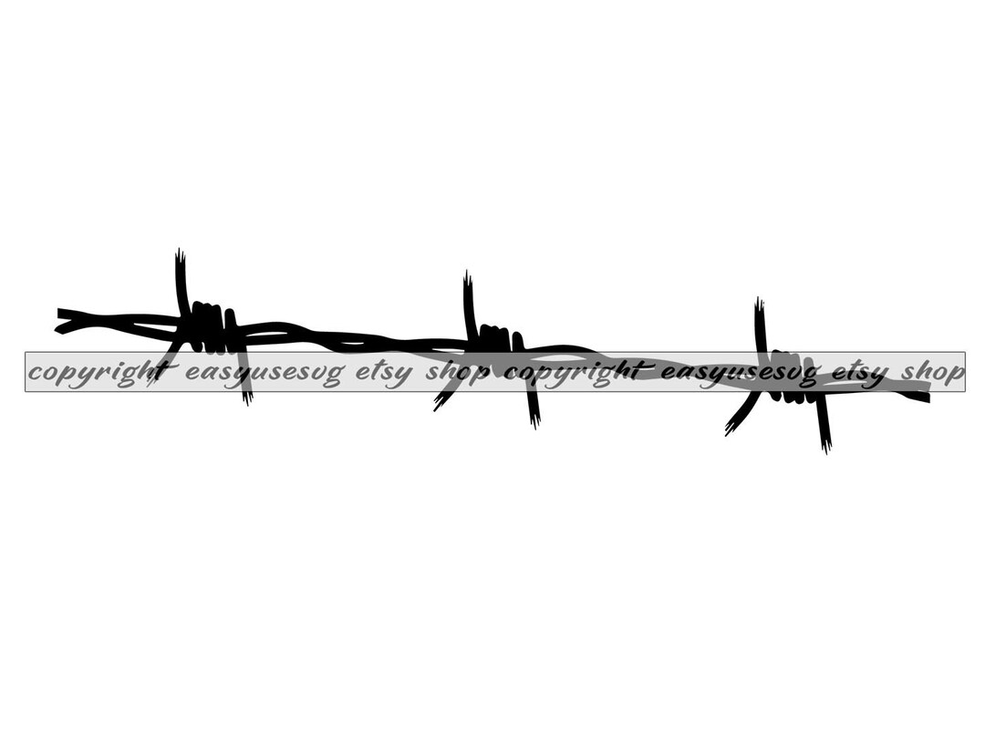 Barbed Wire SVG, Barbed Wire DXF, Barbed Wire PNG, Barbed Wire Clipart ...