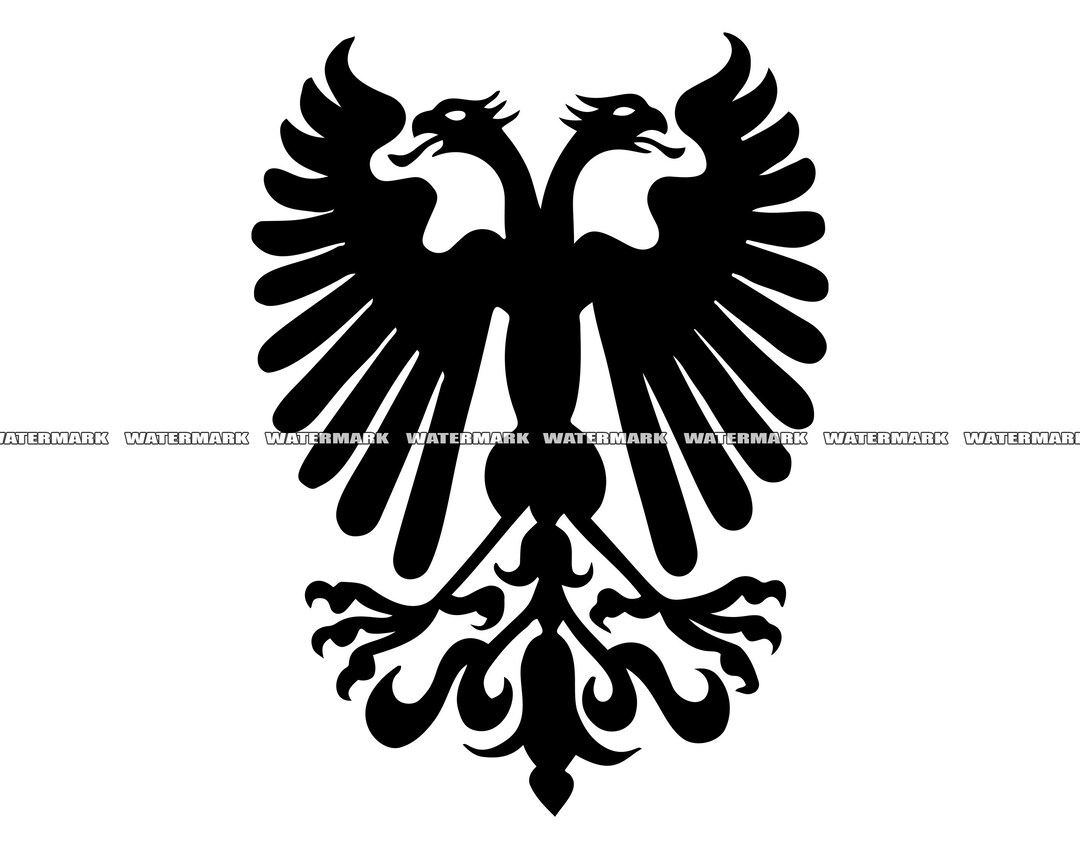 Medieval Heraldic Bird Symbol SVG 2 Cut File DXF PNG - Etsy
