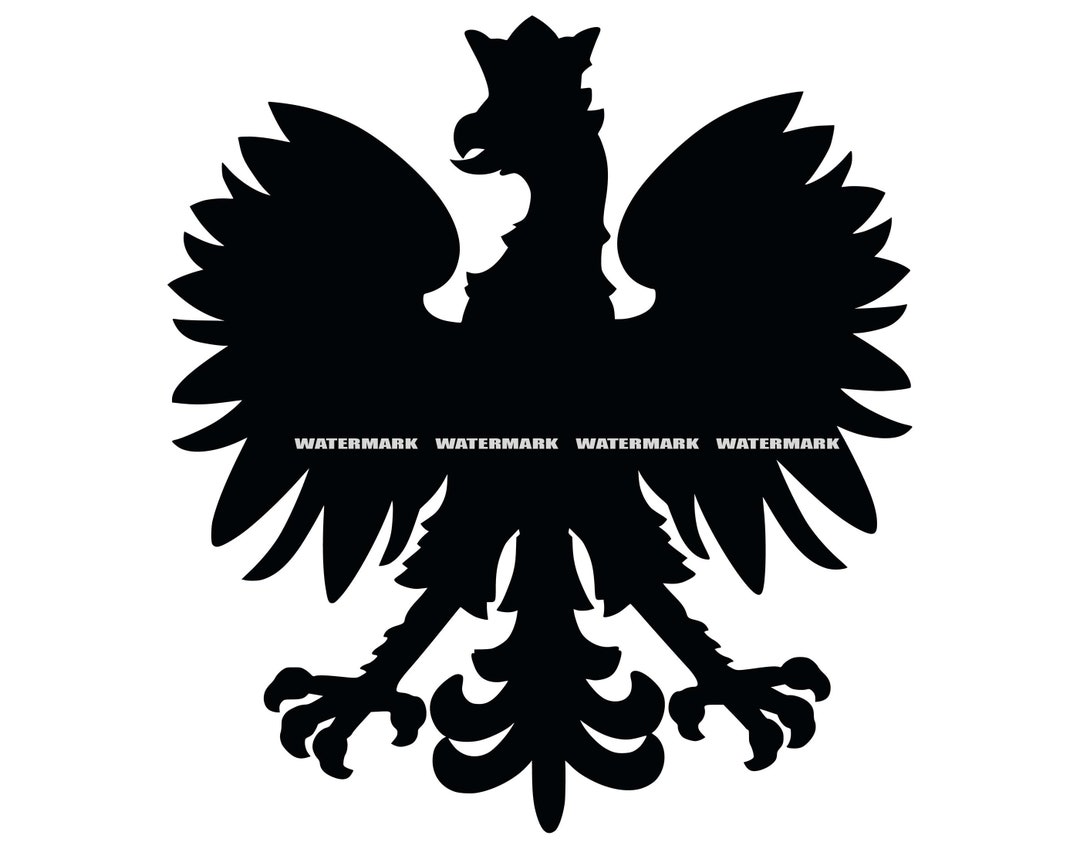 Polish Eagle SVG, Polish Eagle DXF, Polish Eagle PNG, Polish Eagle ...