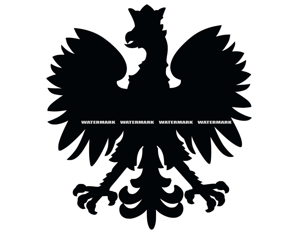 Polish Eagle SVG, Polish Eagle DXF, Polish Eagle PNG, Polish Eagle ...