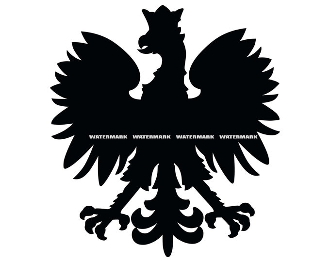 Polish Eagle Symbol Emblem Coat of Arms Svg Dxf Eps Ai Cdr - Etsy