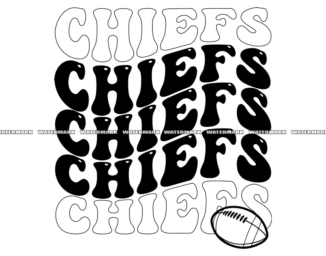 Chiefs American Football SVG, Chiefs Cut File, Chiefs DXF, Chiefs PNG ...