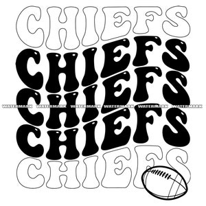 Chiefs American Football SVG, Chiefs Cut File, Chiefs DXF, Chiefs PNG ...