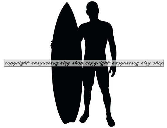 Surfer SVG Surfer DXF Surfer PNG Surfer Clipart Surfer | Etsy
