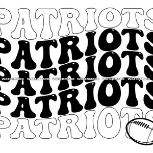 Patriots American Football SVG, Patriots Cut File, Patriots DXF ...