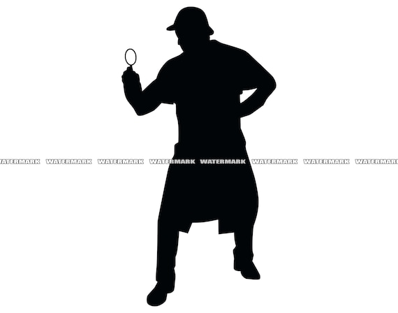 Detective SVG Detective Cut File Detective DXF Detective - Etsy UK