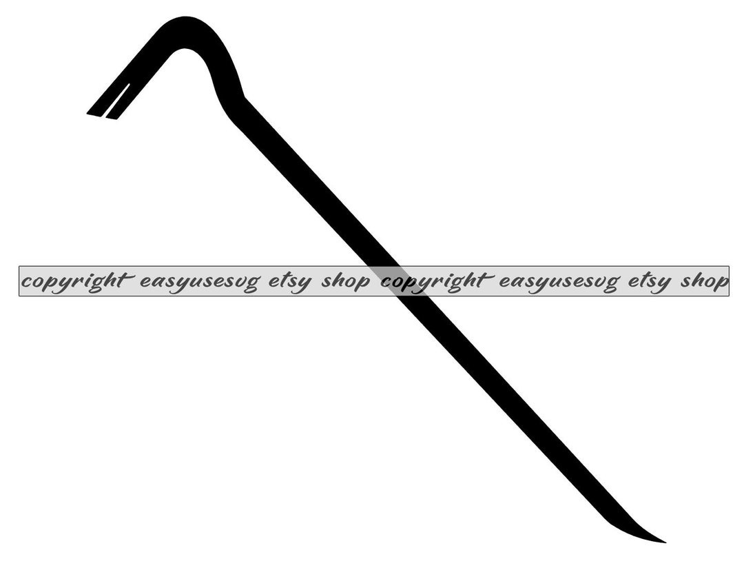 Crowbar SVG, Crowbar DXF, Crowbar PNG, Crowbar Clipart, Crowbar ...