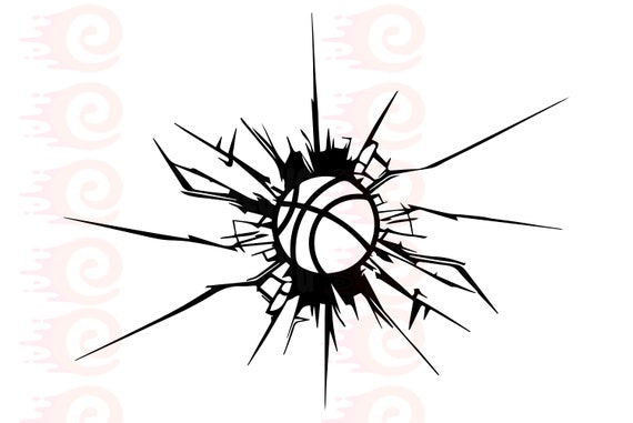 Basketball SVG Basketball Ball SVG Smashing Basketball SVG | Etsy