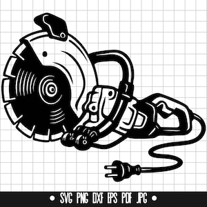 Circular Saw SVG, Circular Saw DXF, Circular Saw PNG, Circular Saw Cut ...