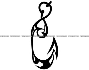 Tribal Fish Hook - Etsy