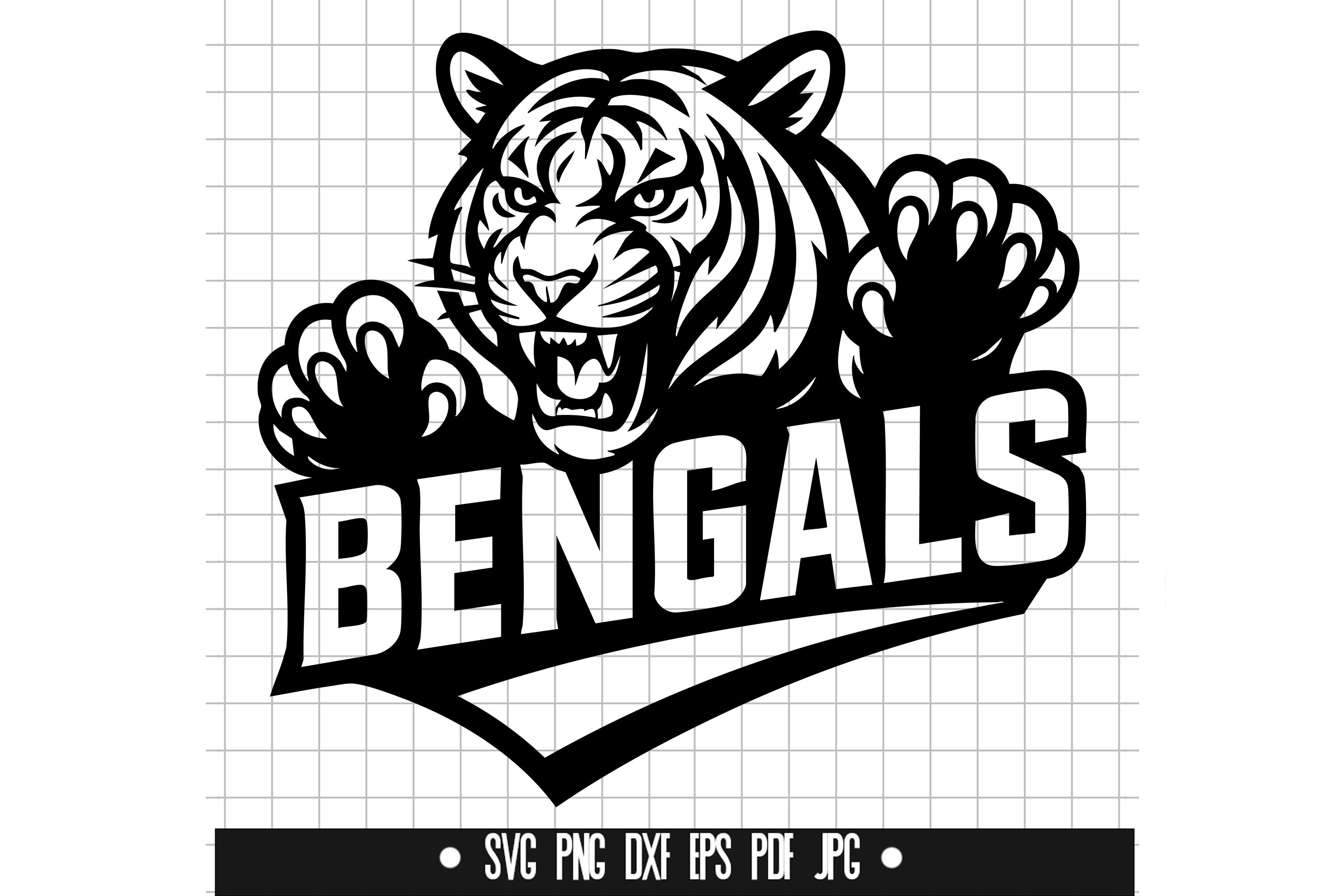 Bengals SVG, Bengals DXF, Bengals PNG, Bengals Cut File, Clipart ...