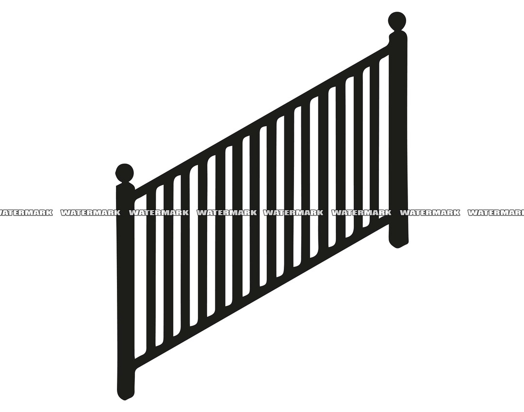 Fence SVG Fence Cut File Fence DXF Fence PNG Fence - Etsy
