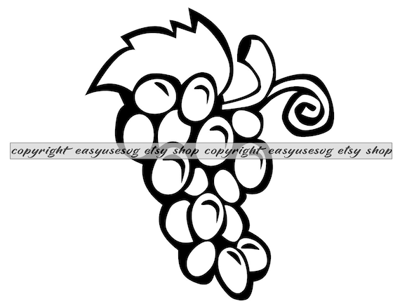 Grape SVG Grape DXF Grape PNG Grape Clipart Grape | Etsy