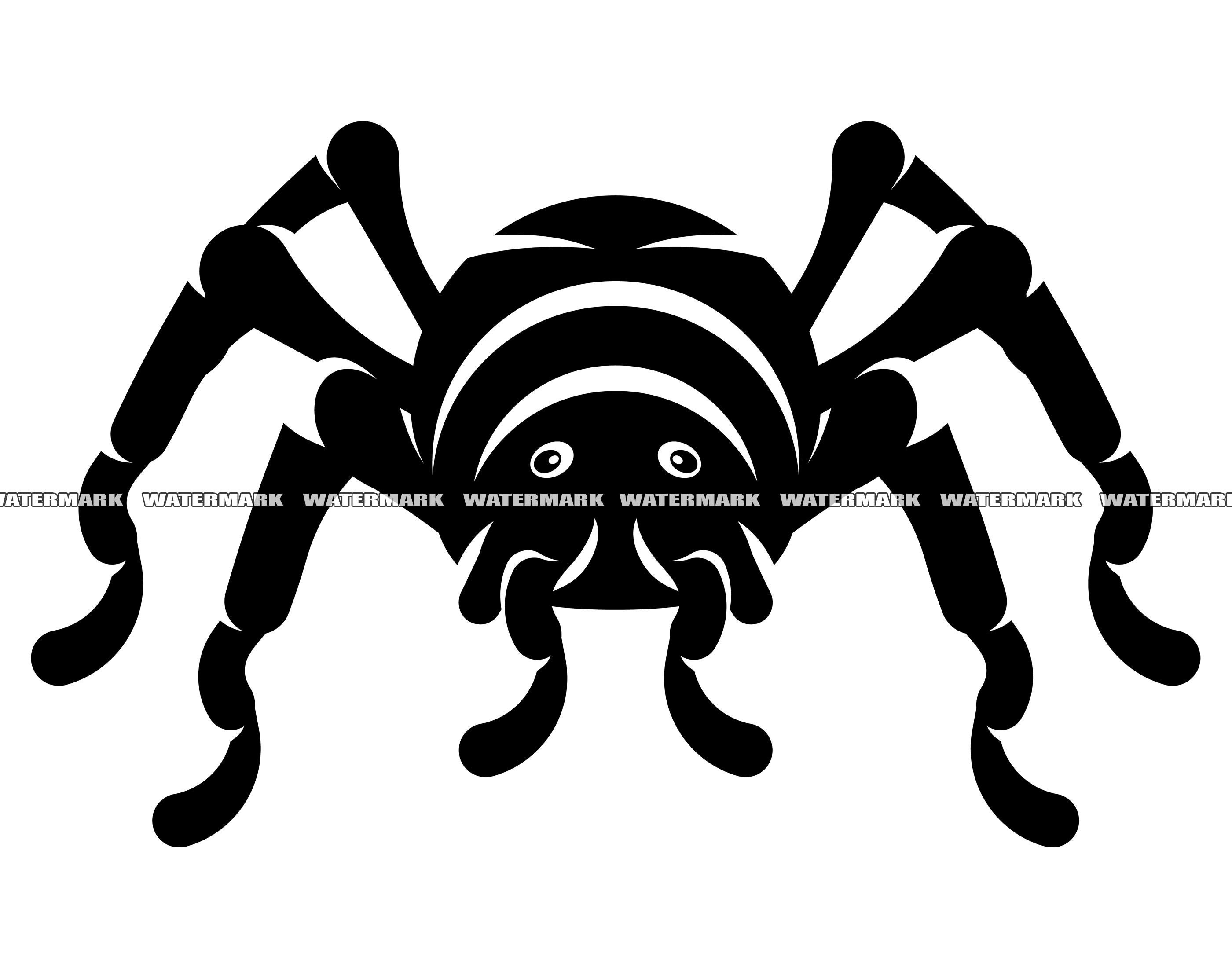 Spider SVG Spider Cut File Spider DXF Spider PNG Spider - Etsy Ireland