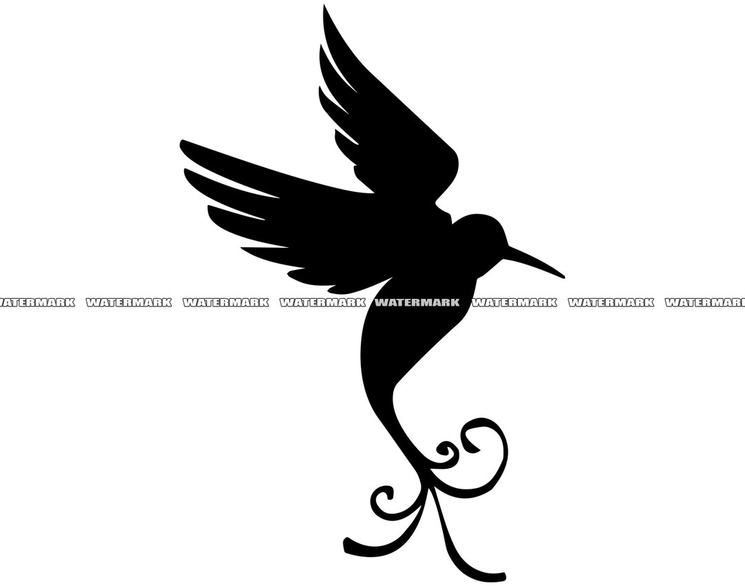 Hummingbird SVG Hummingbird Cut File Hummingbird DXF - Etsy