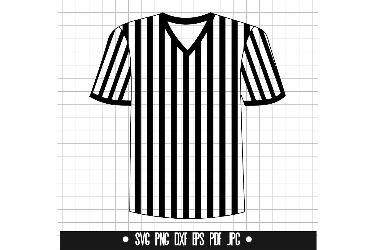 Referee Shirt SVG, Referee Shirt Cut File, Referee Shirt DXF, Referee ...