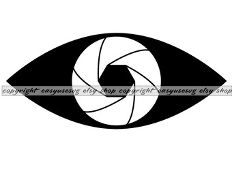 Camera Eye Cut File - Etsy