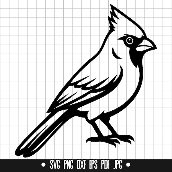 Cardinal Svg - Etsy