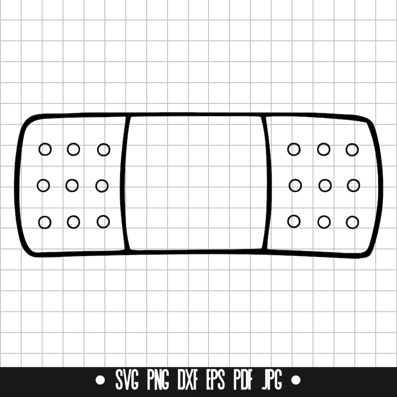 Silhouette of Bandaid - Etsy