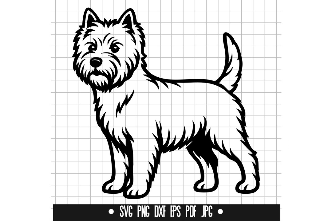 Westie SVG, Westie PNG, Westie DXF, Westie Silhouette, Westie Cut File ...