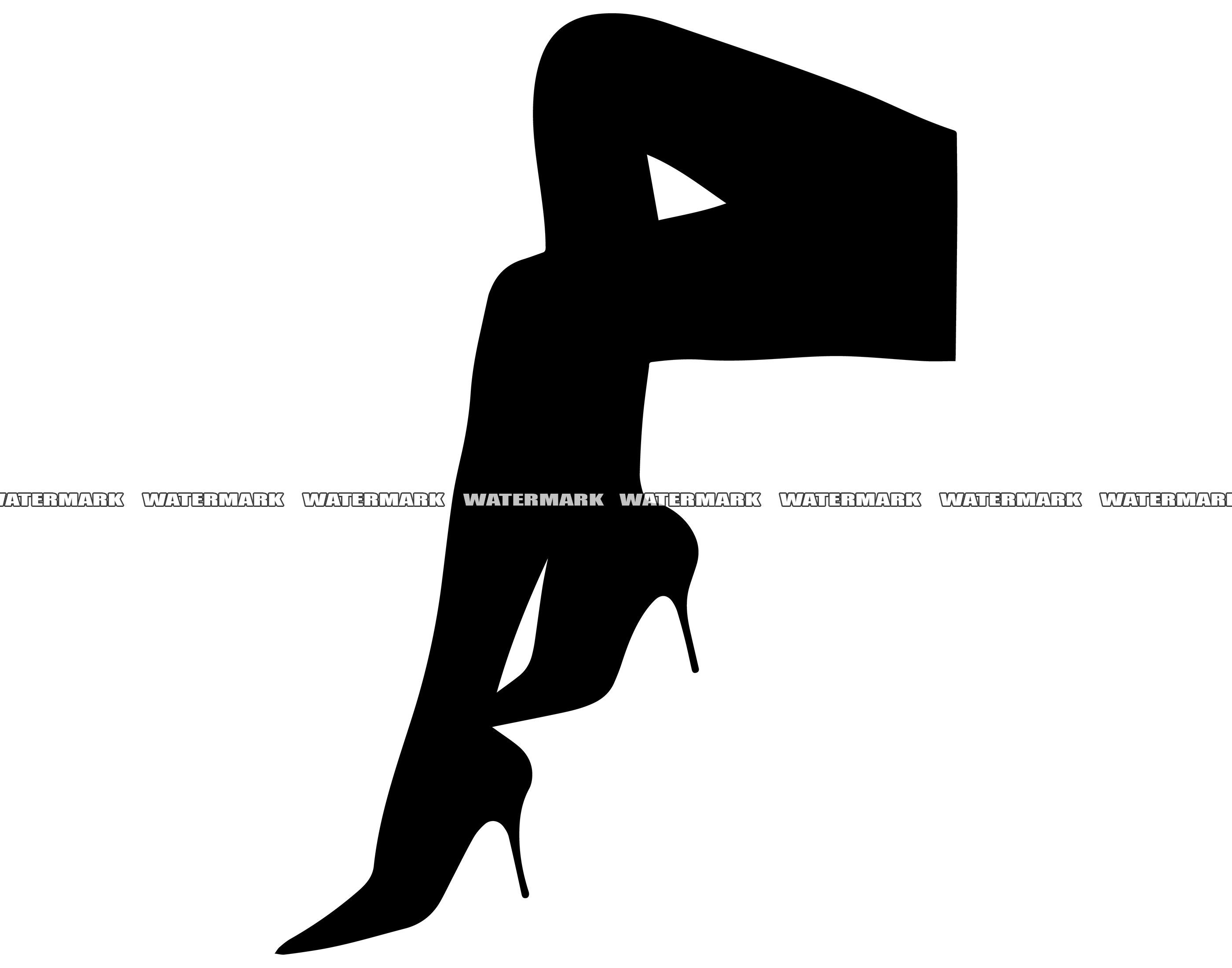 Woman Legs SVG Cut File DXF PNG Clipart Silhouette - Etsy Canada