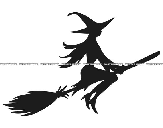 Witch SVG Witch Cut File Witch DXF Witch PNG Witch - Etsy