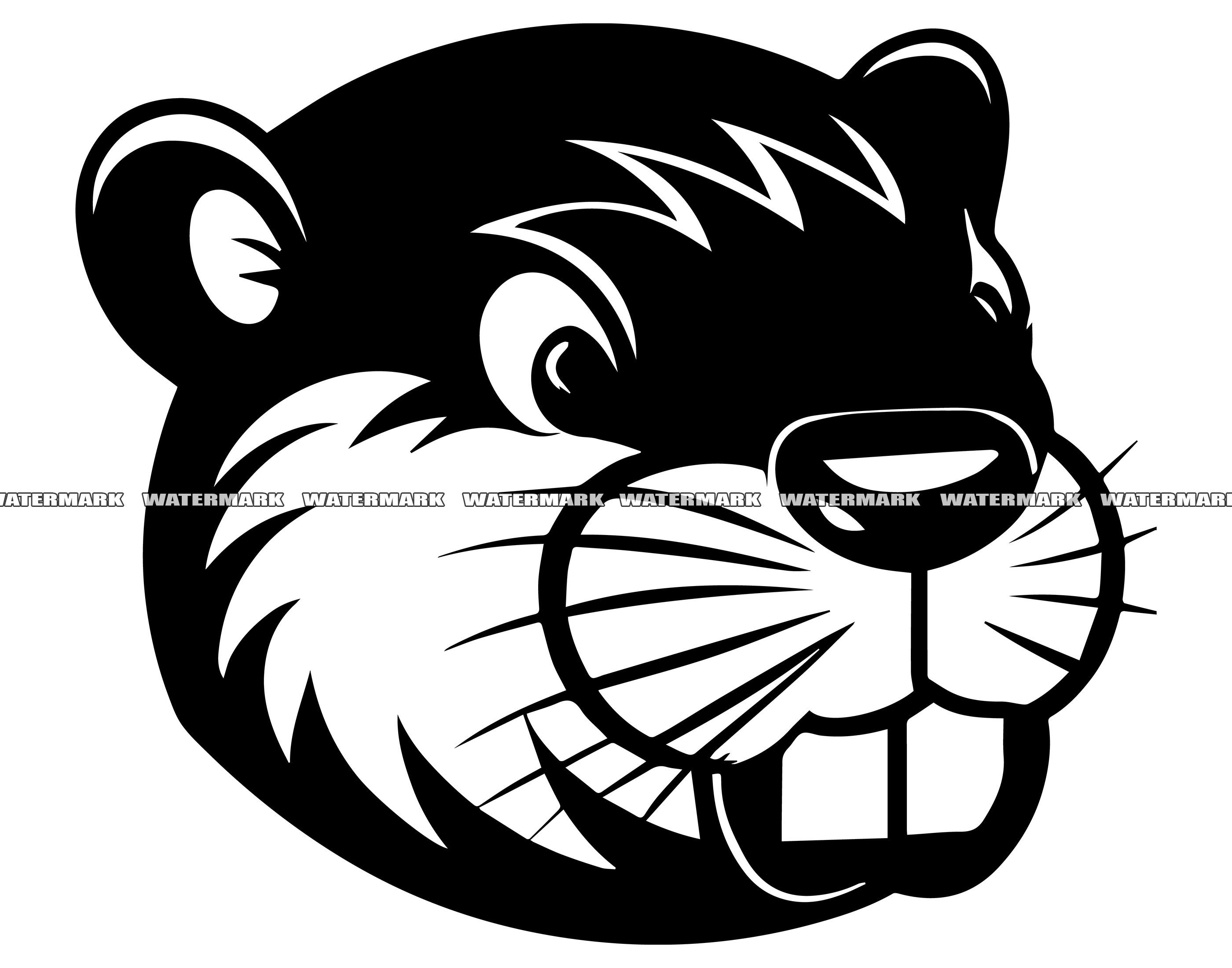 Beaver Face SVG 1 Beaver Face Cut File Beaver (Download Now) - Etsy