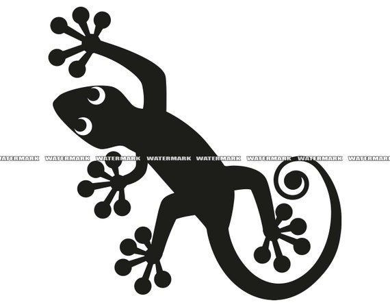 Gecko SVG Gecko Cut File Gecko DXF Gecko PNG Gecko - Etsy Australia