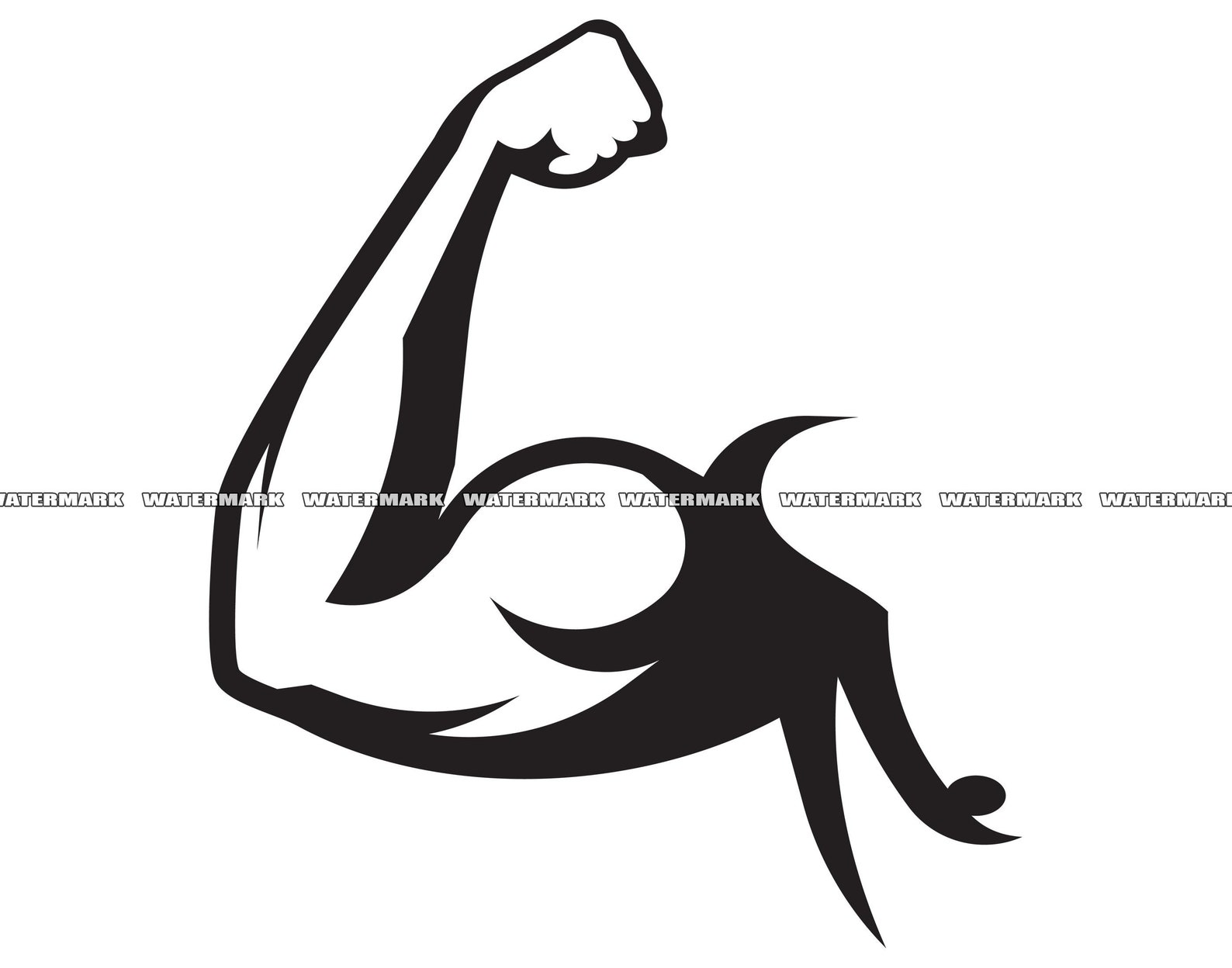 Muscle SVG Muscle Cut File Muscle DXF Muscle PNG Muscle - Etsy