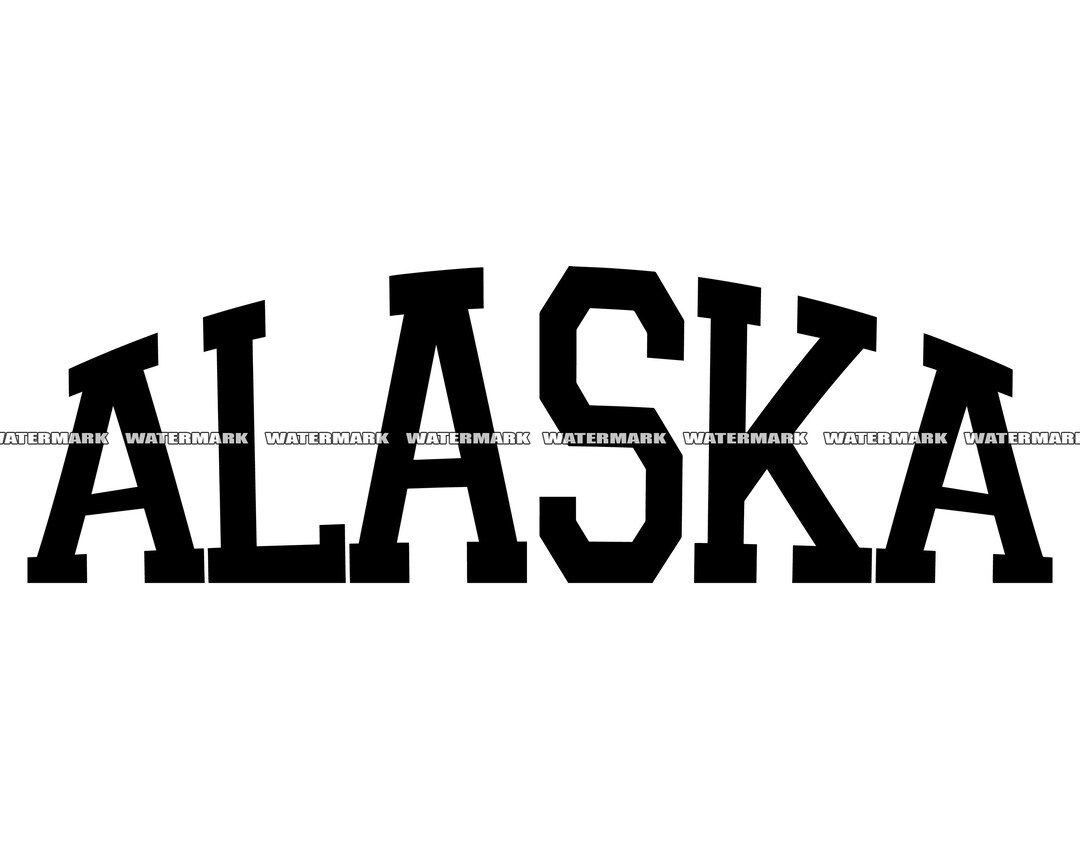 Alaska SVG Alaska Cut File Alaska DXF Alaska PNG Alaska - Etsy